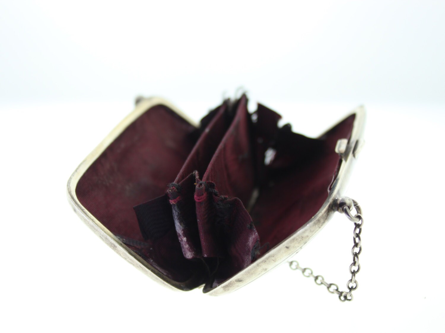 Antique Sterling Silver Coin Purse, Birmingham Hallmarked 1912 ...