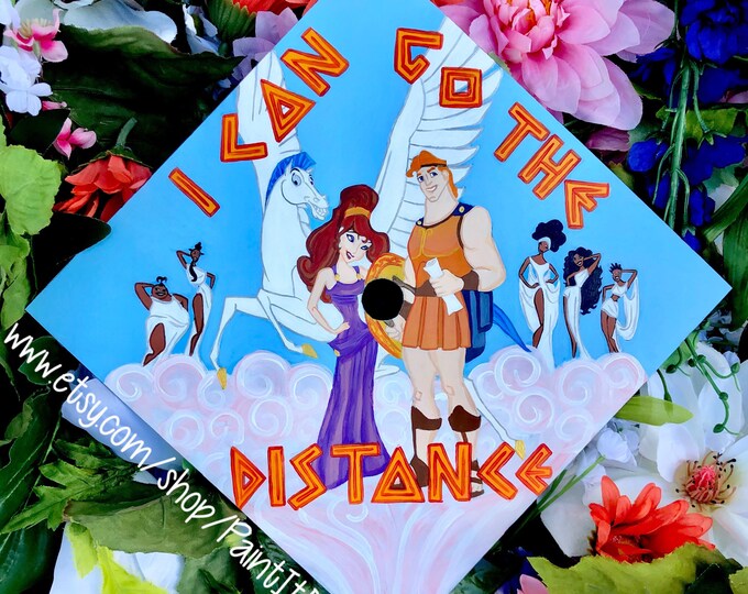 Custom Greek Gods Grad/graduation Cap Painting - Etsy