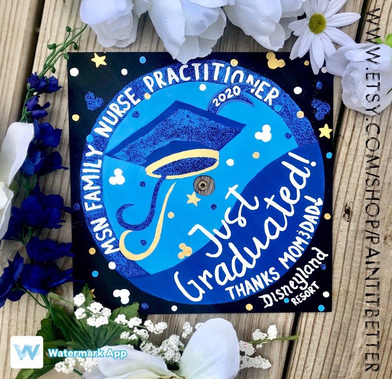 Custom Grad/graduation Cap Painting - Etsy