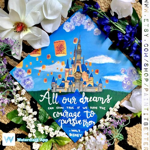 Custom Balloons Grad/graduation Cap Painting - Etsy