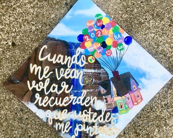 Custom Balloons Grad/graduation Cap Painting | Etsy