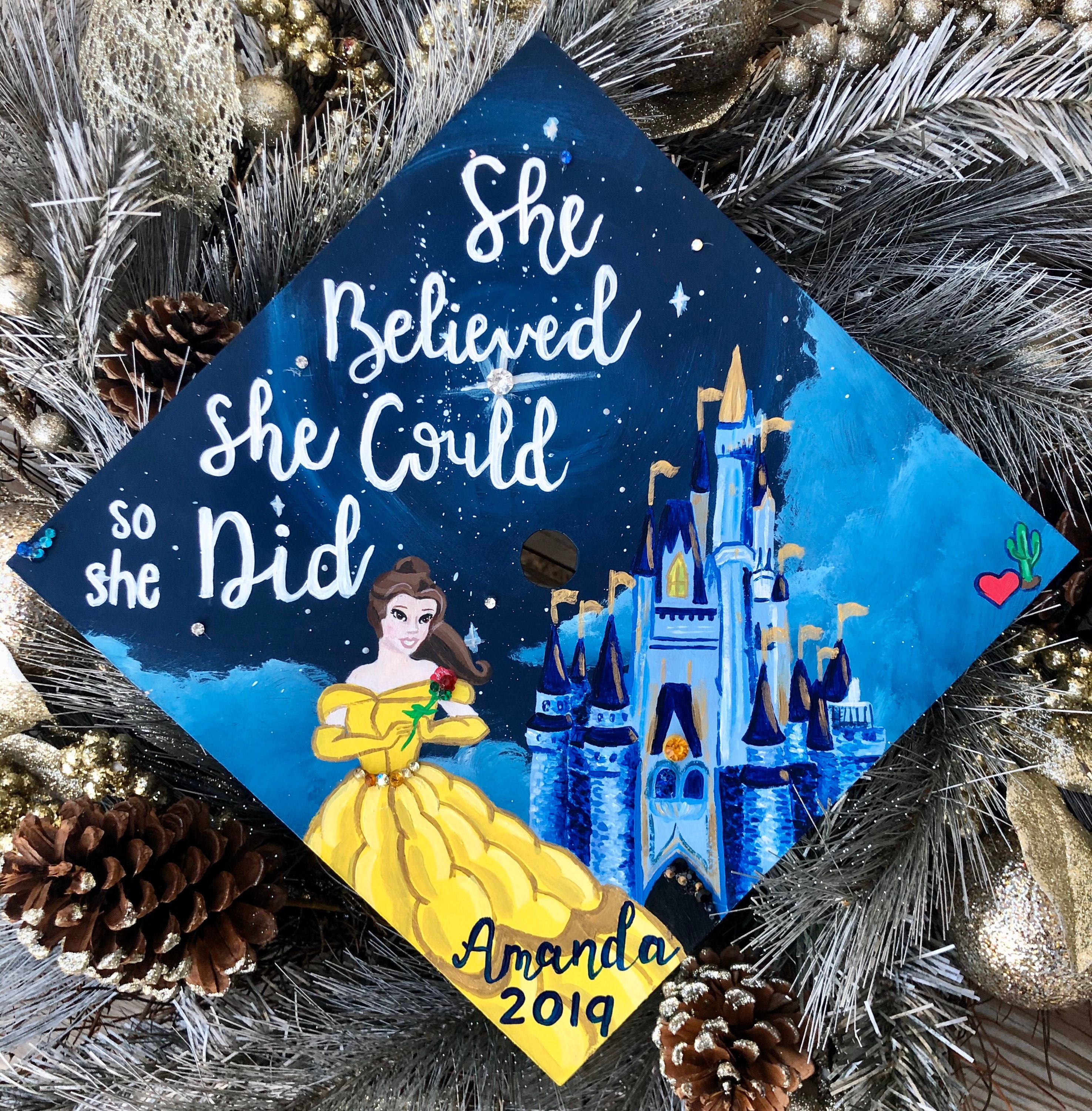 Decorated Graduation Cap Disney