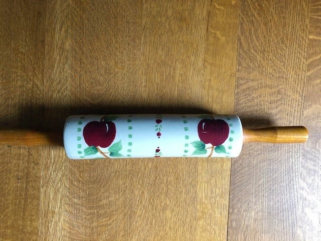 Ceramic Rolling Pin Vintage - Etsy