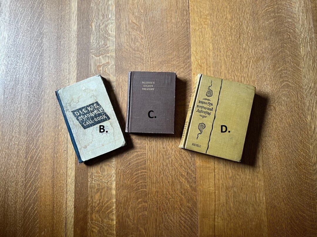 Buy 1 or Buy All: 3 Antique Hardback Books - Etsy