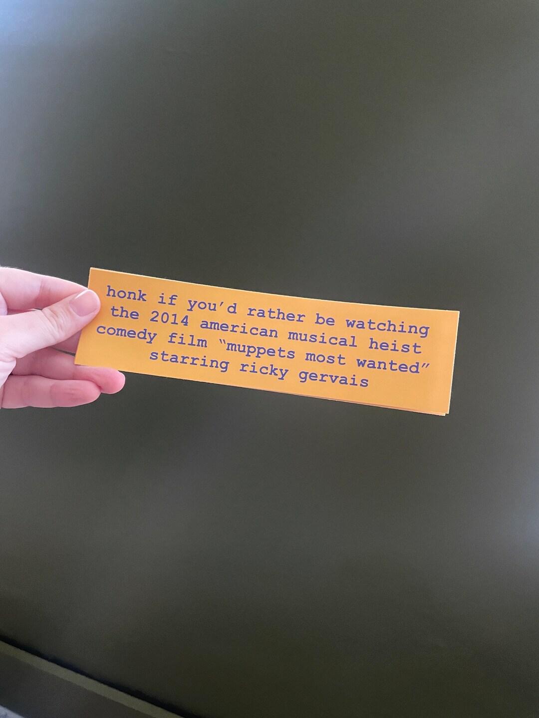 Muppet’s Most Wanted Bumper Sticker - Etsy