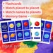 Planet Printables | Learn the Planets Flashcards | Matching Game - Etsy