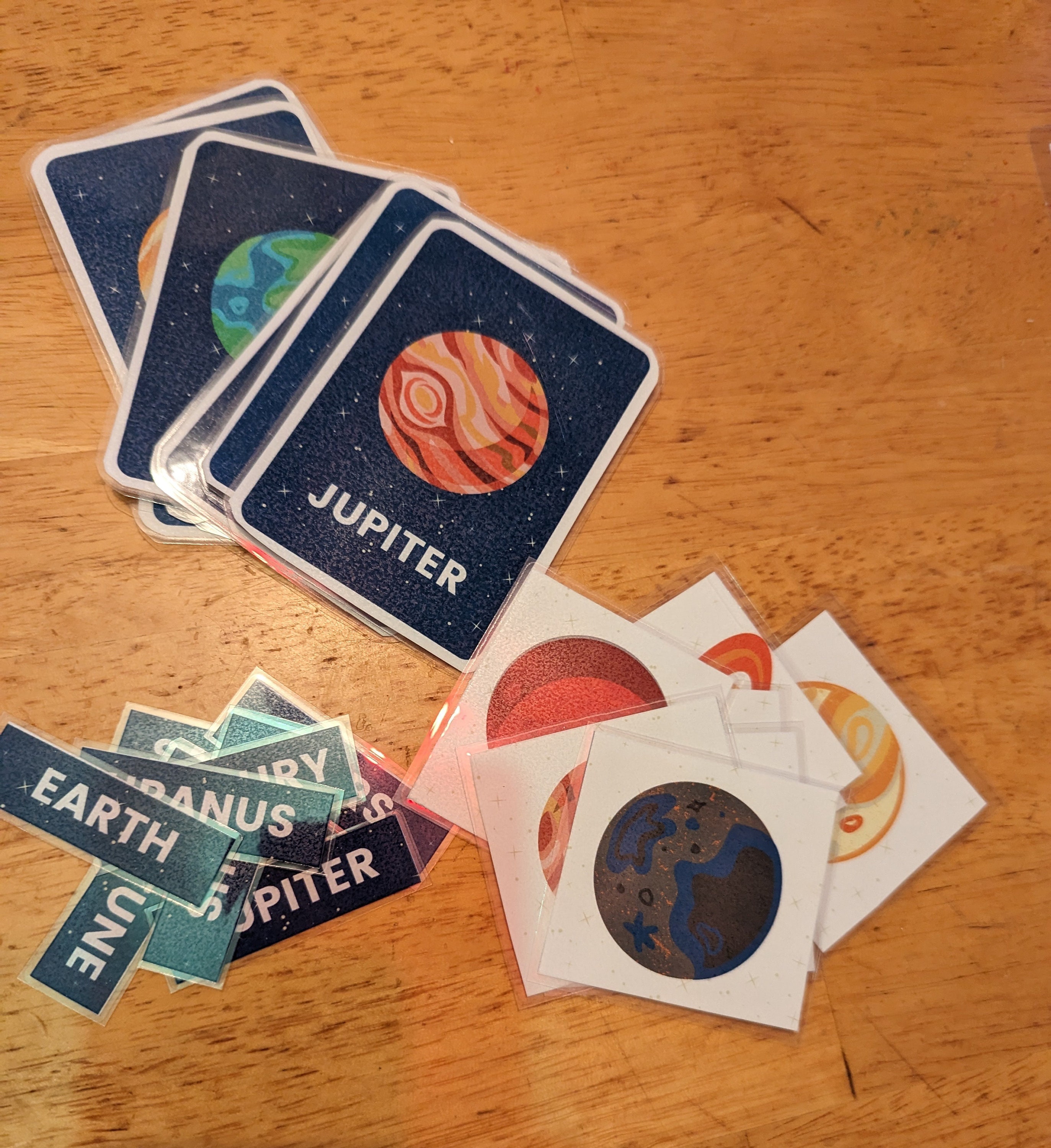 Planet Printables | Learn the Planets Flashcards | Matching Game - Etsy