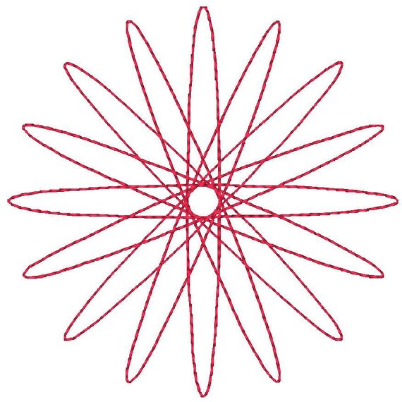 Geometric Shapes Machine Embroidery Digital Designs 12 | Etsy