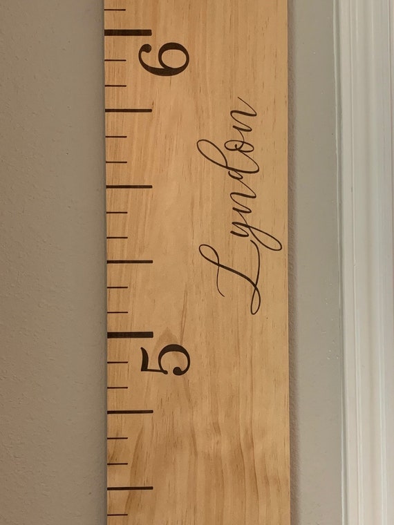 Home Decor Wall Decor Wooden Ruler Growth Chart-Kids Growth Chart-Love ...