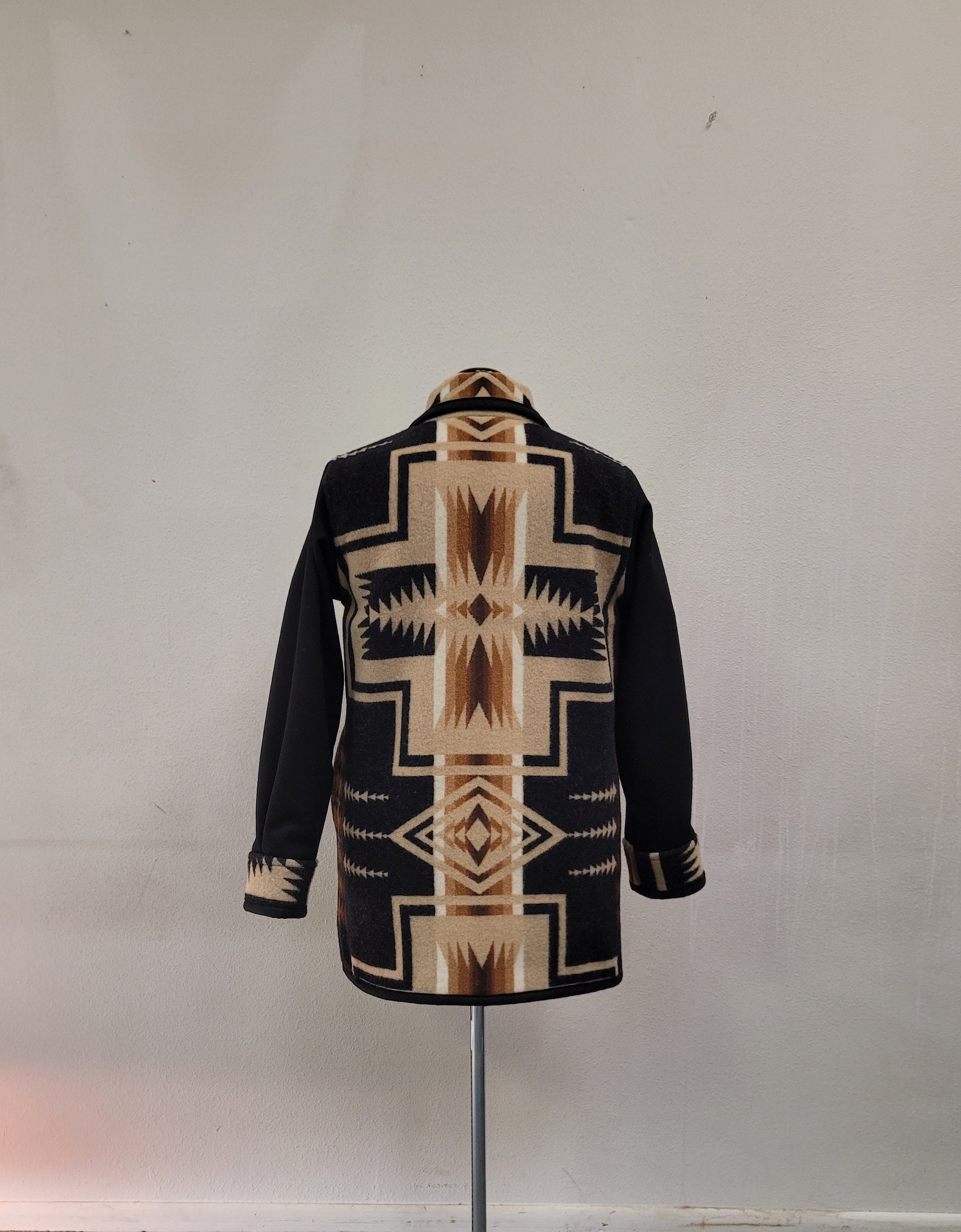 Southwestern Reversible Native American Wool Blanket Coat - Etsy