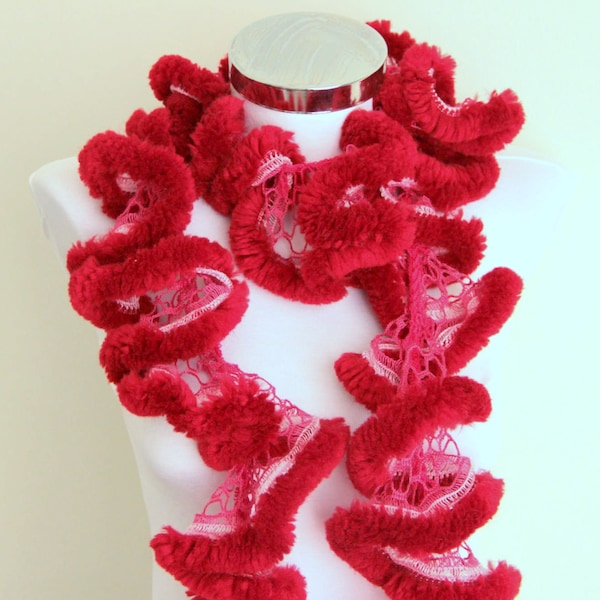 Ruffle Scarf Yarn - Etsy