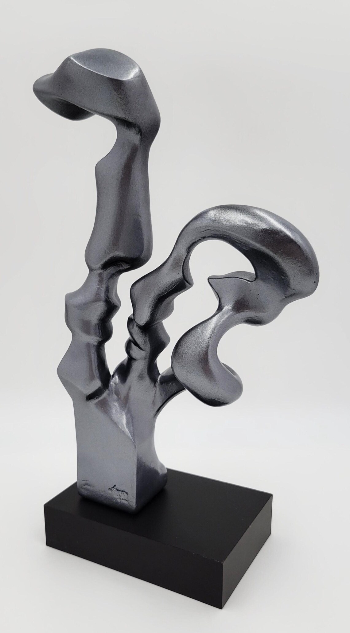 Restored Rare Austin Productions Abstract Faces Sculpture "surrender ...