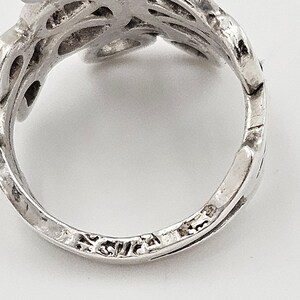 Designer Taxco Eagle Stamped Sterling XL Modernist Unisex Ring Signed ...