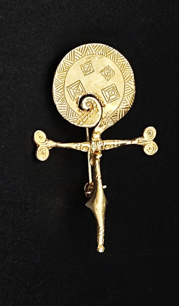 Designer vintage gilt sterling - Gem