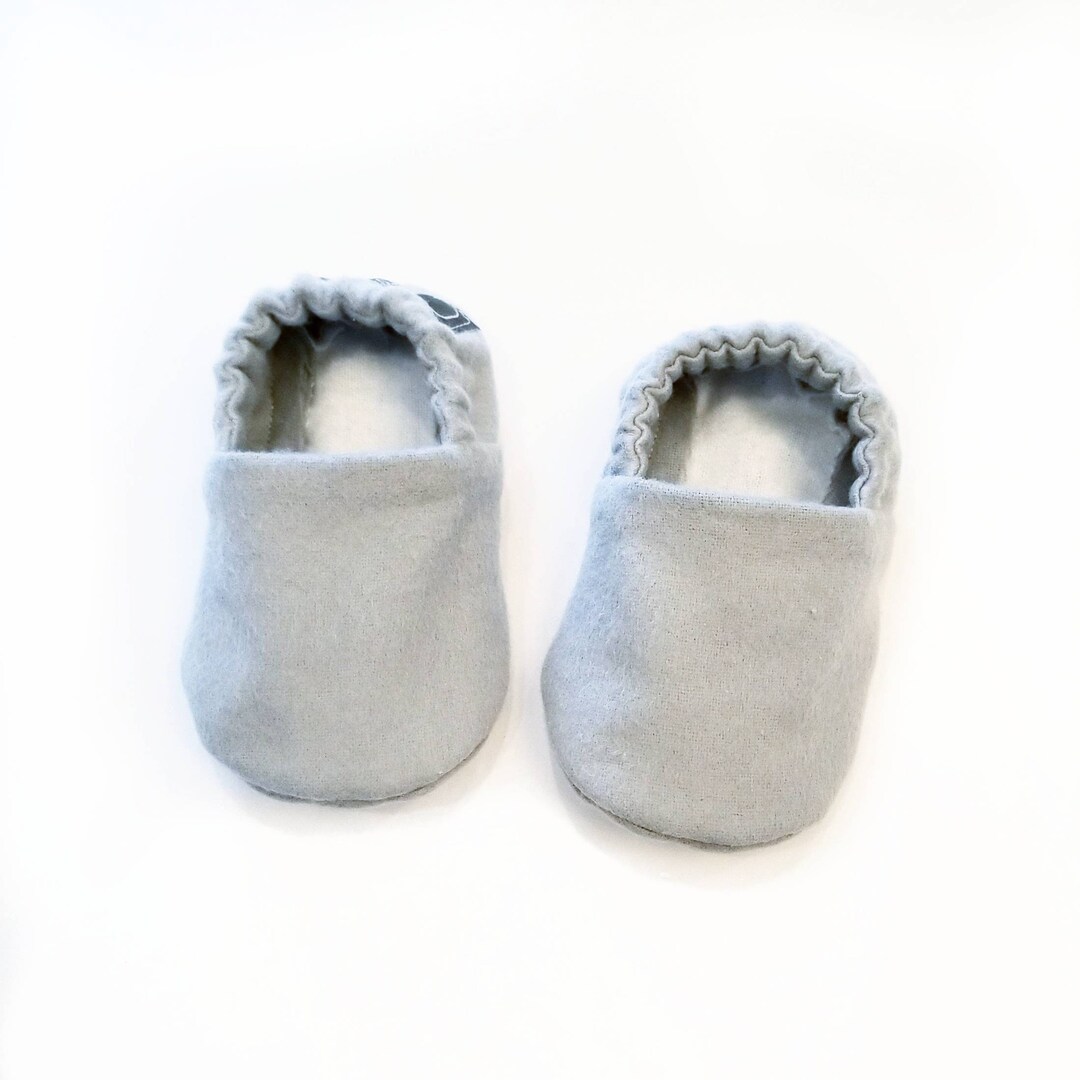 Grey Baby Booties Baby Gifts Gray Baby Crib Shoes Grey Baby - Etsy