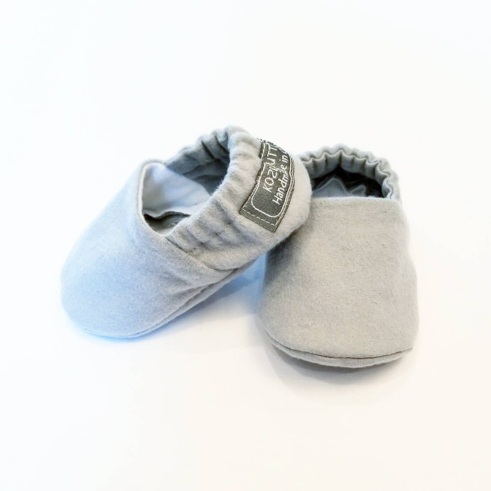 Grey Baby Booties Baby Gifts Gray Baby Crib Shoes Grey Baby - Etsy