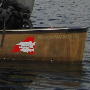 Pike Bass Trout Decal Sticker Upstate New York NY Fish Fishing Angler ...