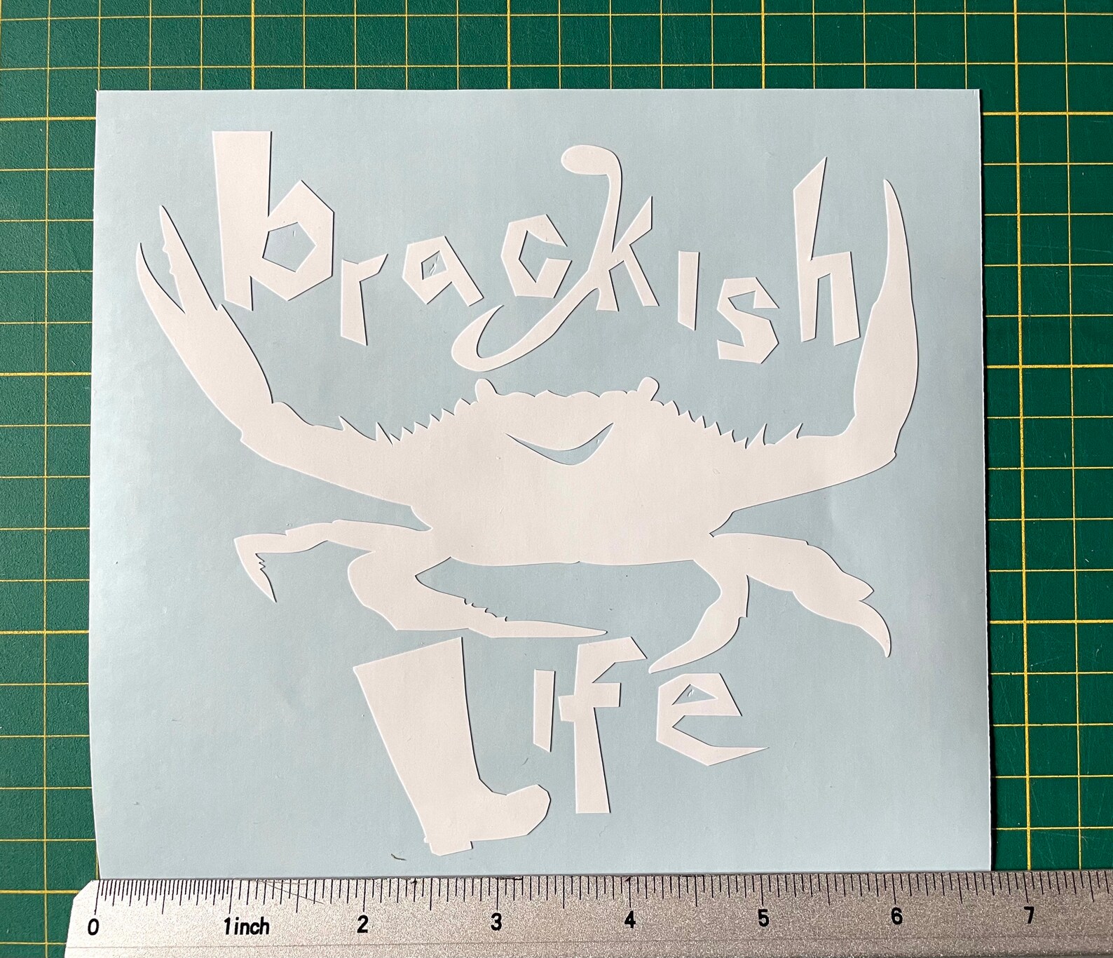 Brackish Life Vinyl Decal Sticker Salt Life Swamp Life Blue - Etsy