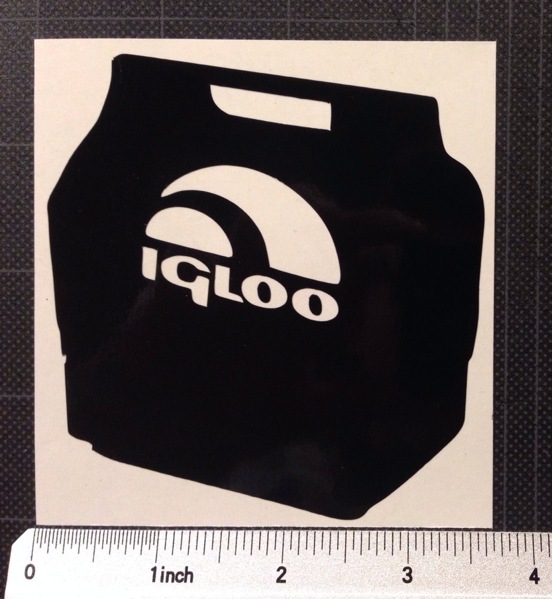 Igloo Cooler Playmate Vinyl Decal Sticker YETI Goof - Etsy
