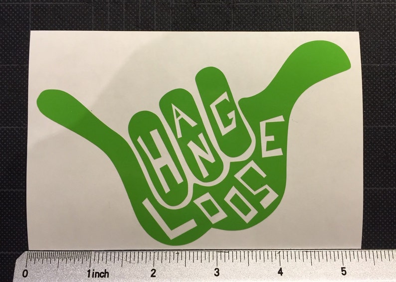 Shaka Groovy Hang Loose Surf Symbol Decal Sticker Aloha - Etsy