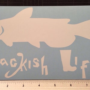 Brackish Life Vinyl Decal Sticker Salt Life Swamp Life Catfish - Etsy