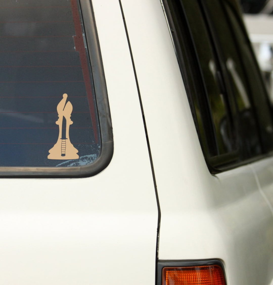 Bishop Knife Kabar Bowie Chess Decal Sticker Come and Take - Etsy