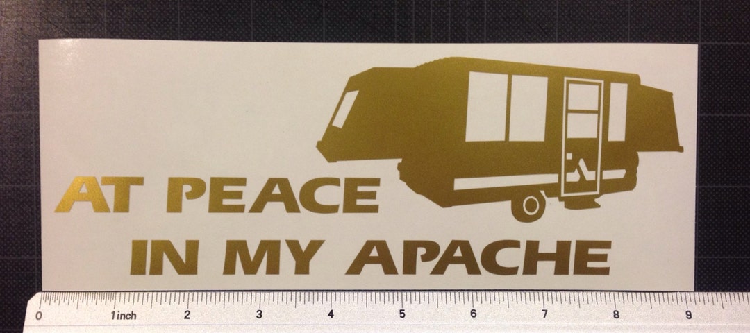 Apache Vesely Pop up Camper Decal Sticker RV Popup - Etsy