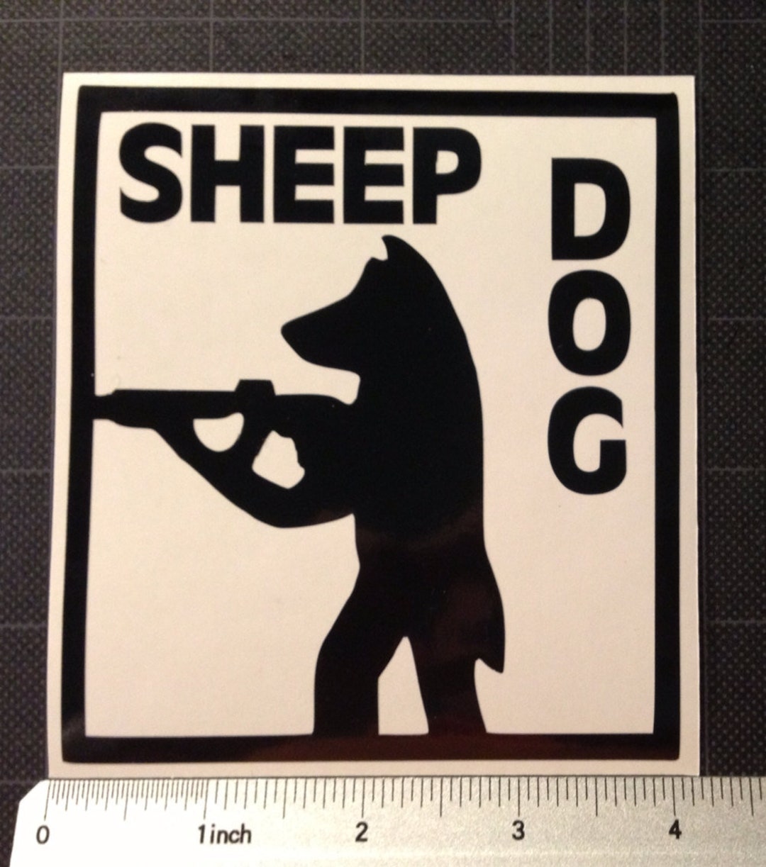 Sheep Dog Vinyl Decal Sticker Police Military K9 - Etsy