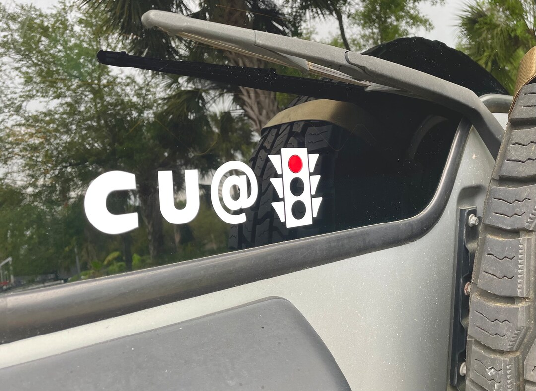 See You at the Red Light Vinyl Decal Sticker - Etsy