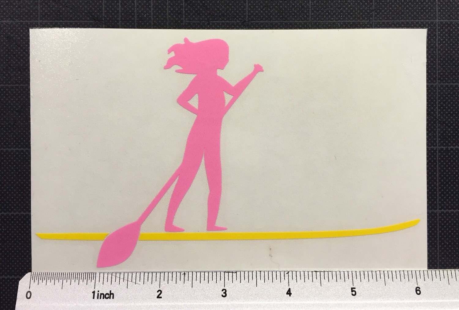 Paddleboard Woman Vinyl Decal Girl Paddle Board SUP - Etsy