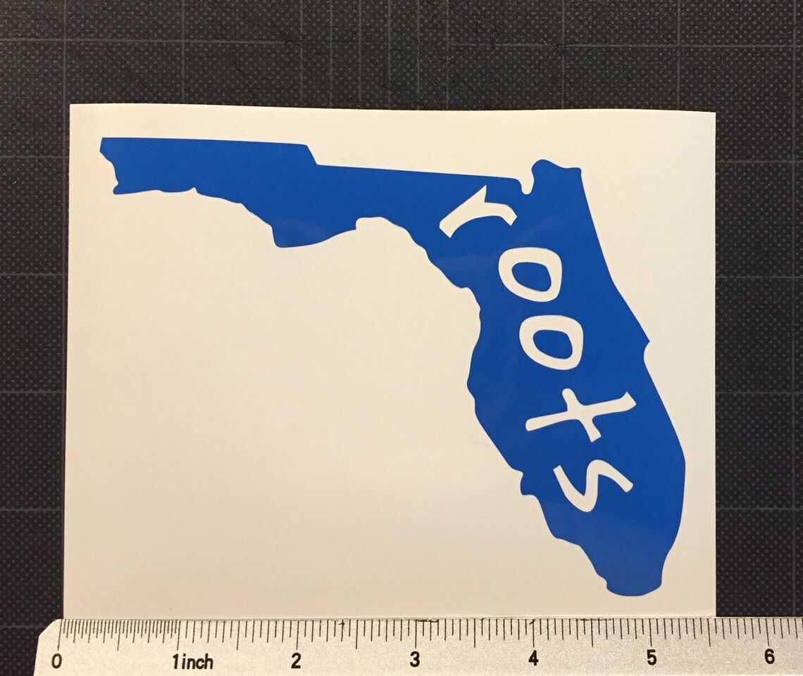 Florida Roots Decal Sticker FL home | Etsy
