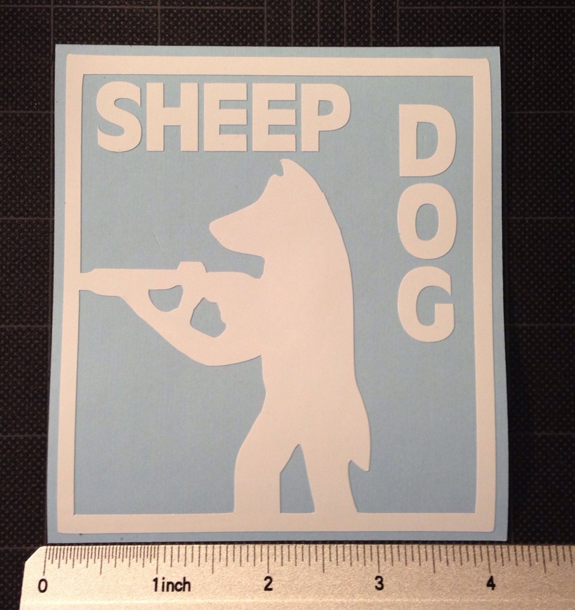Sheep Dog Vinyl Decal Sticker Police Military K9 - Etsy