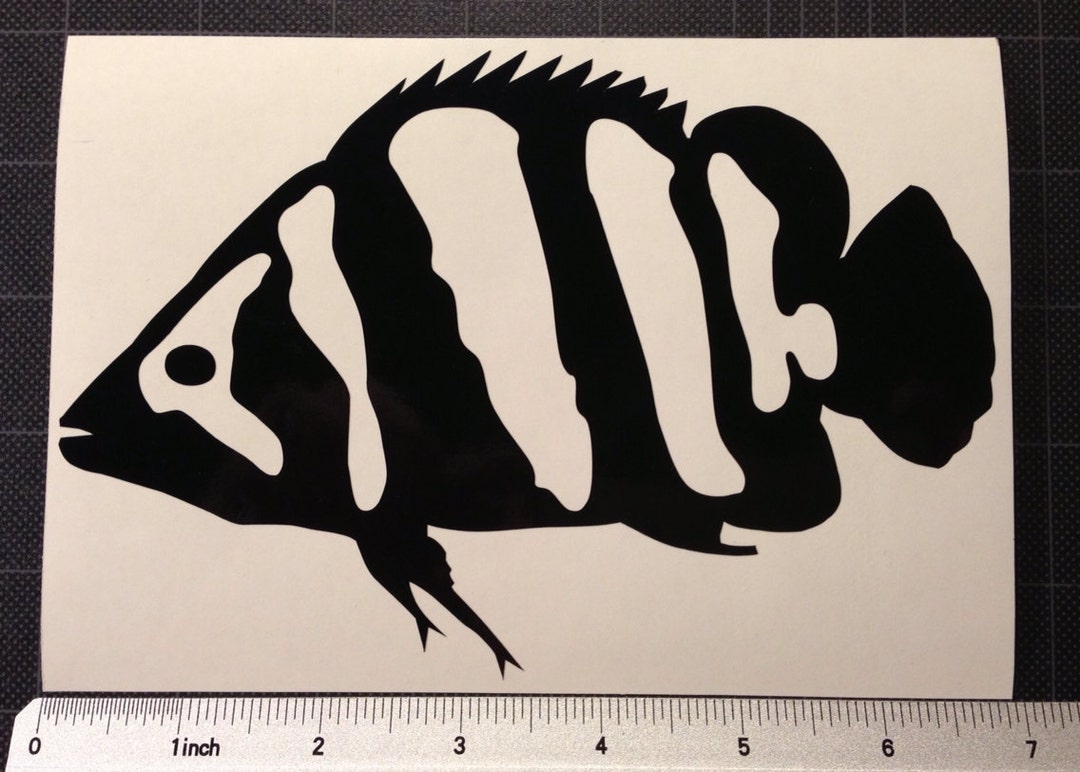 Datnoid Siamese Tiger Fish Vinyl Decal Sticker Aquarium - Etsy