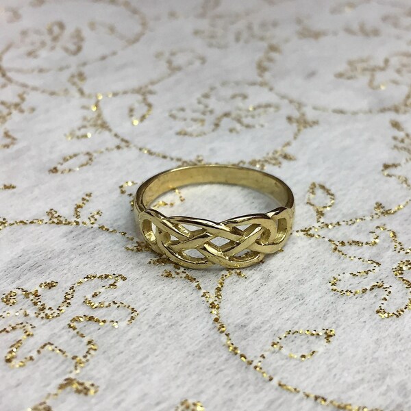 Gold Infinity Ring - Etsy