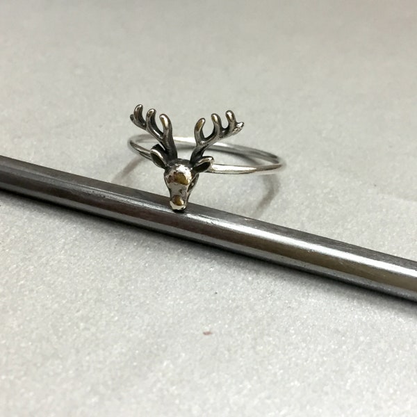 Silver Reindeer - Etsy