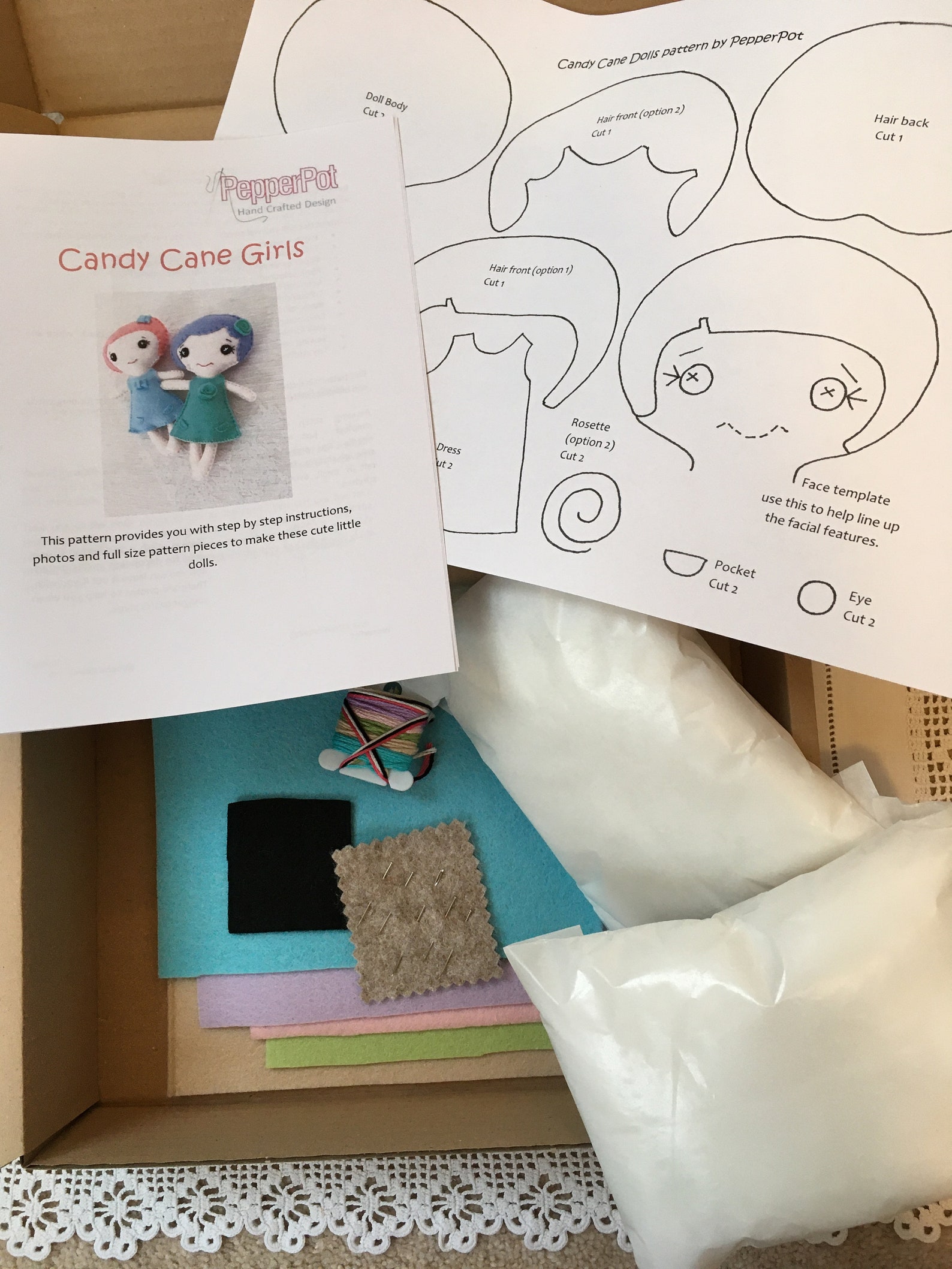 Doll Making Kit Doll Pattern Doll Sewing Pattern Make Your - Etsy UK