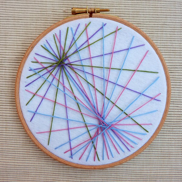 Geometric Embroidery - Etsy UK
