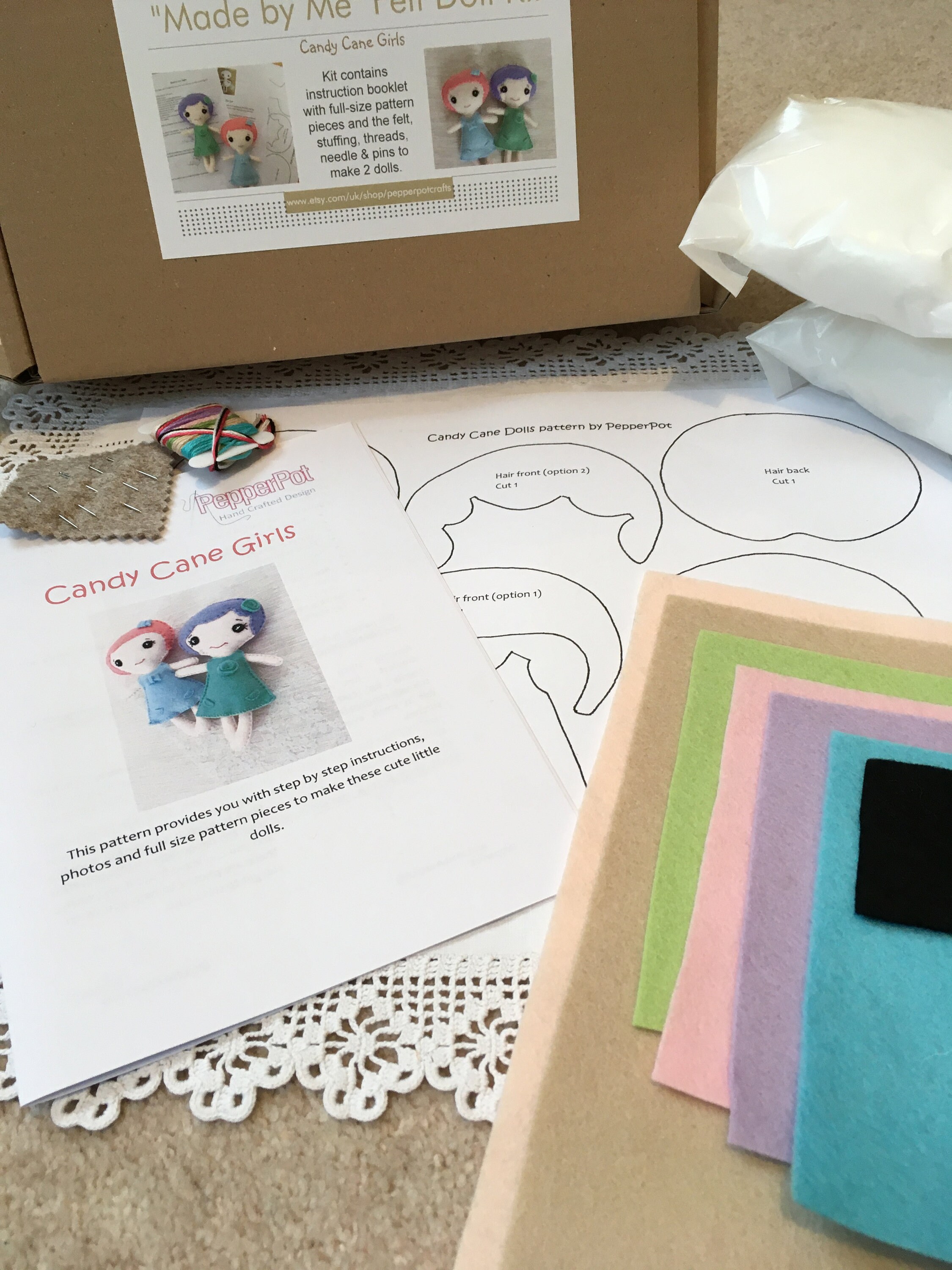 Doll Making Kit Doll Pattern Doll Sewing Pattern Make Your - Etsy UK