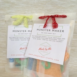 Monster Maker, Craft Kit, Diy Kit, Make Your Own Craft, Boys Craft Kit ...