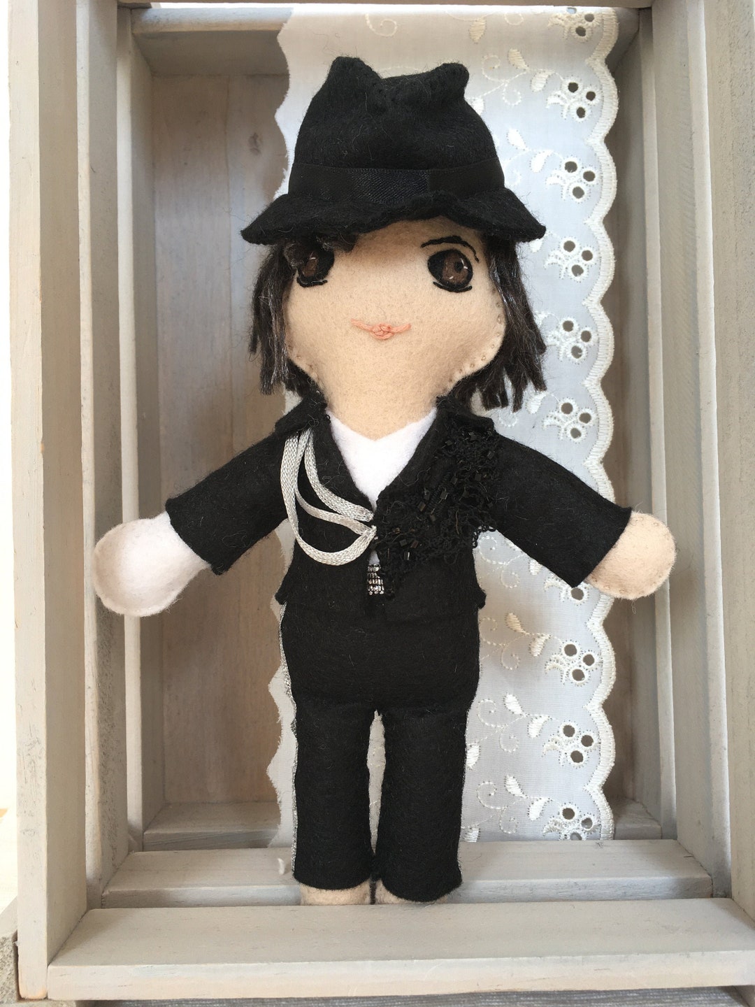 Michael Jackson Fan Doll MJ Gift Fan Art Doll Custom Doll - Etsy
