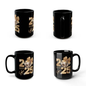 Personalized New Year Mug, Happy New Year 2025 Mug, Disco Ball Family ...