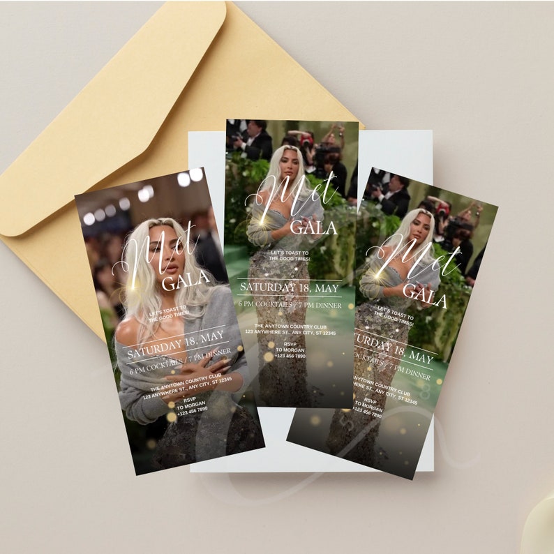 Animated Invitation, Met Gala Invitation, Met Gala 2024 Invitation, Met ...