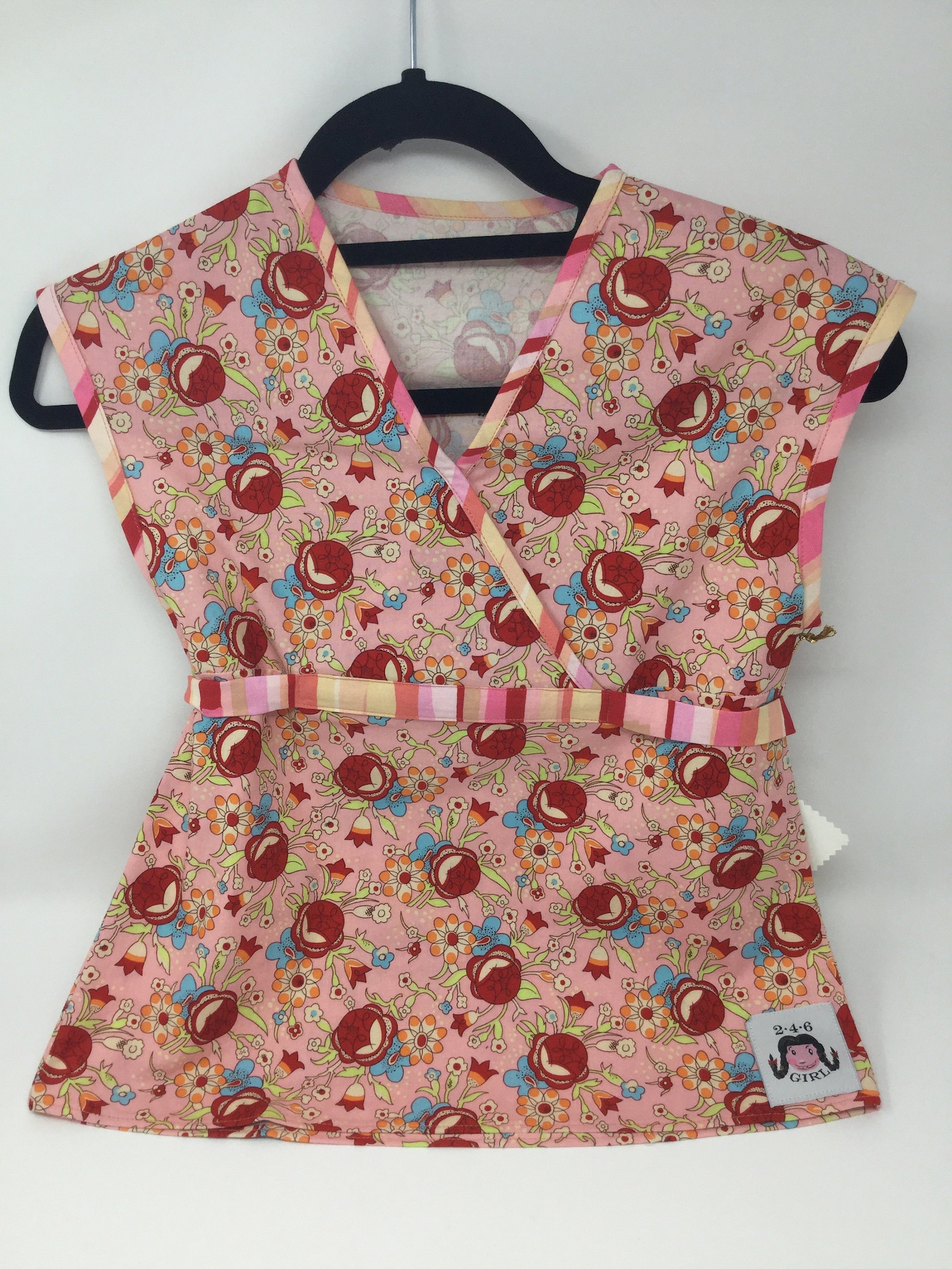 Unique Girls Surplice Wrap Tunic Top Oilily Fabric Size 8/10 - Etsy