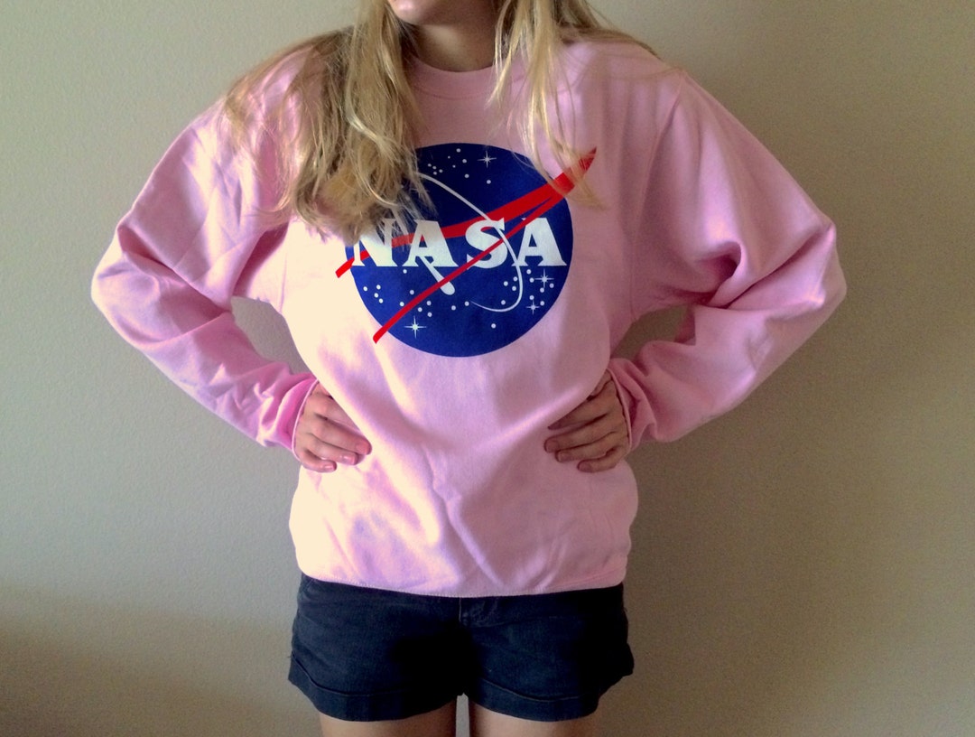 NASA Meatball Sweatshirt in Pink - Etsy