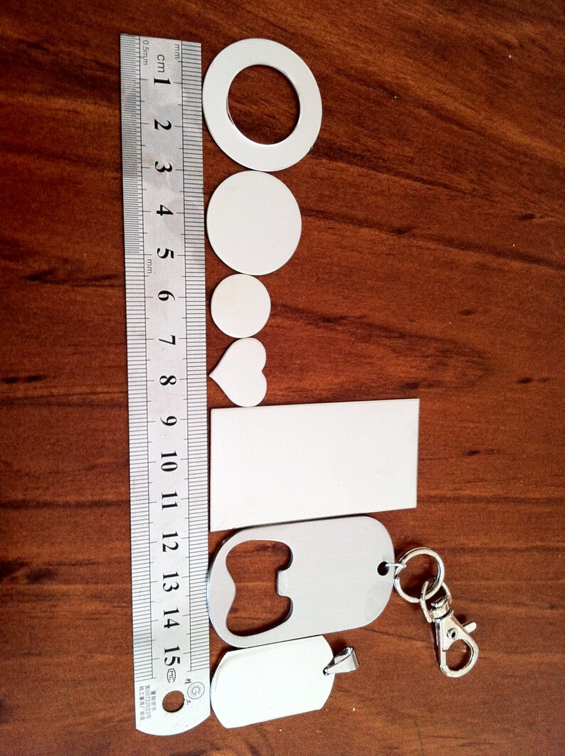 Hand Stamped Stainless Steel Necklace 'I Love You to the - Etsy