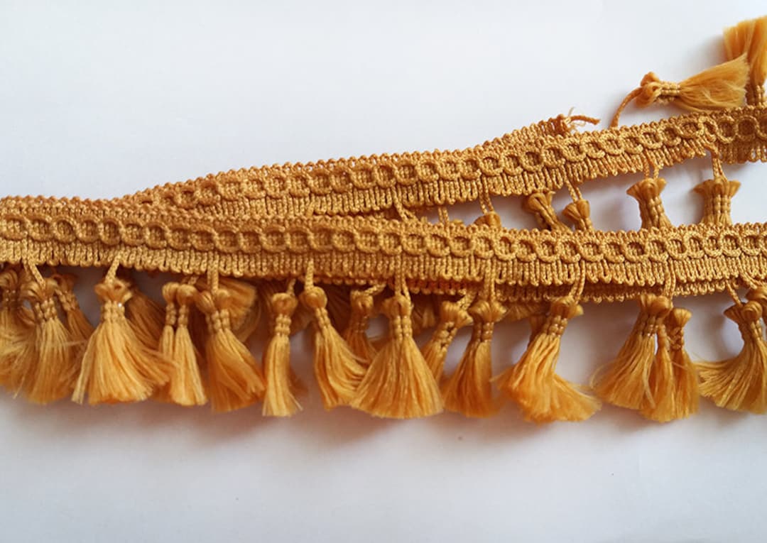 Fringe Tassel Trim Garland, Bobble Ribbon, Tape With Tassels for ...