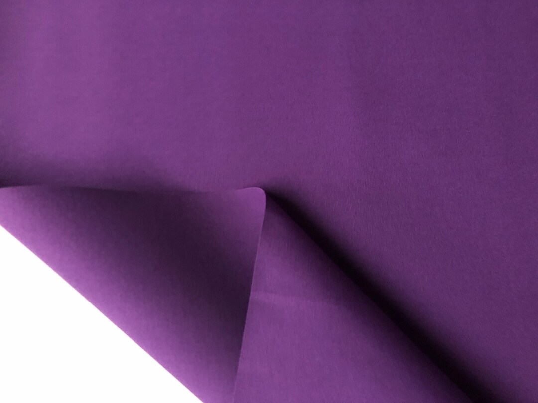 Purple Plain DRALON Outdoor Fabric Solid Acrylic Teflon Waterproof ...