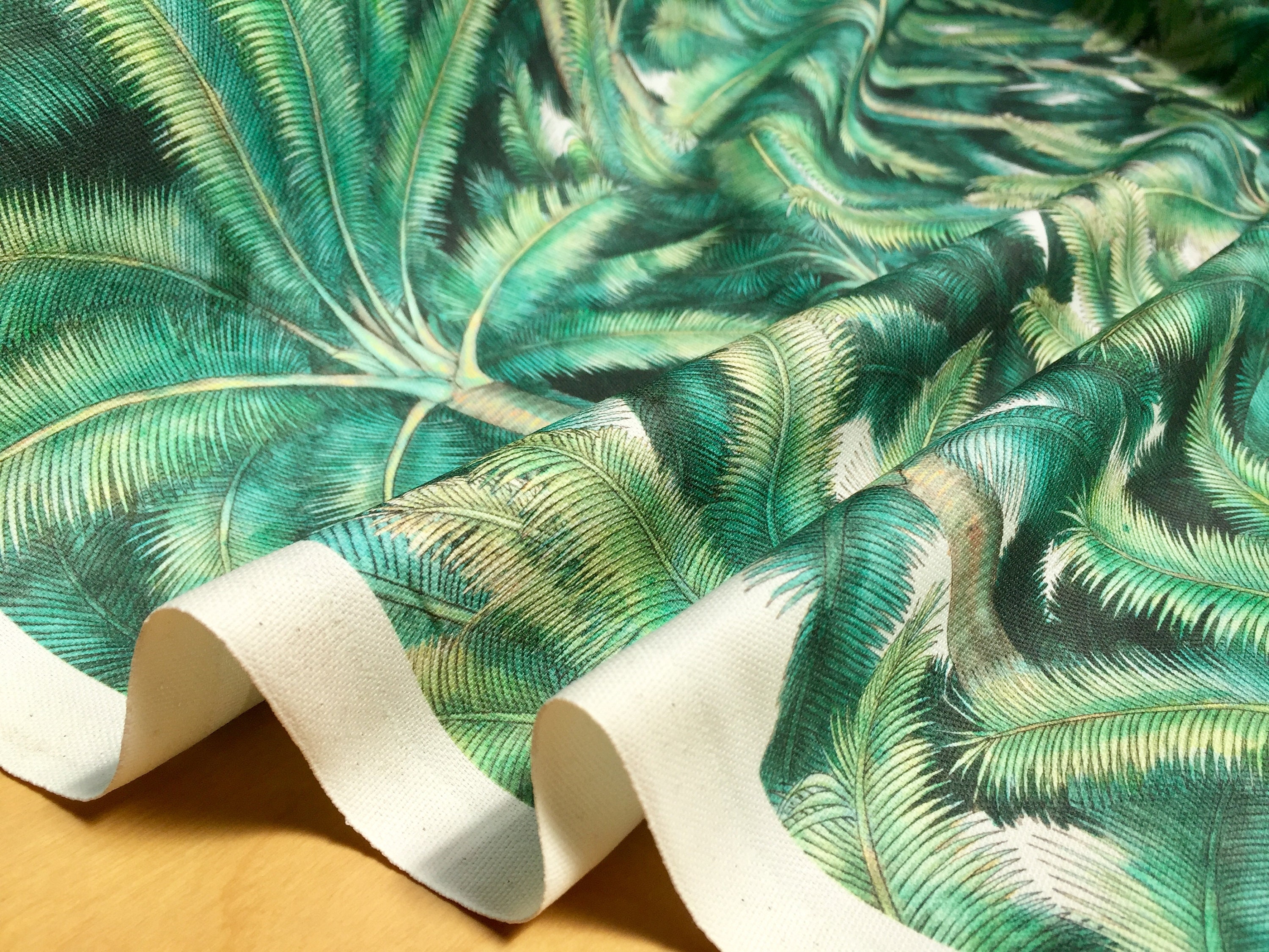 PALMS Palm Fronds Leaf Tree Fabric Tropical Leaves Material - Etsy UK