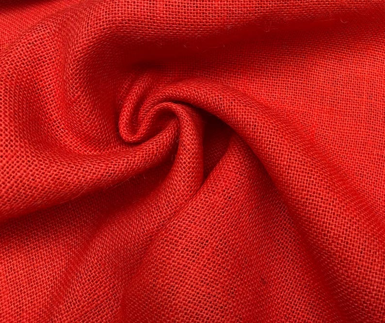 Dyed Jute Fabric Coloured Hessian Burlap Raffia Material for Wedding ...