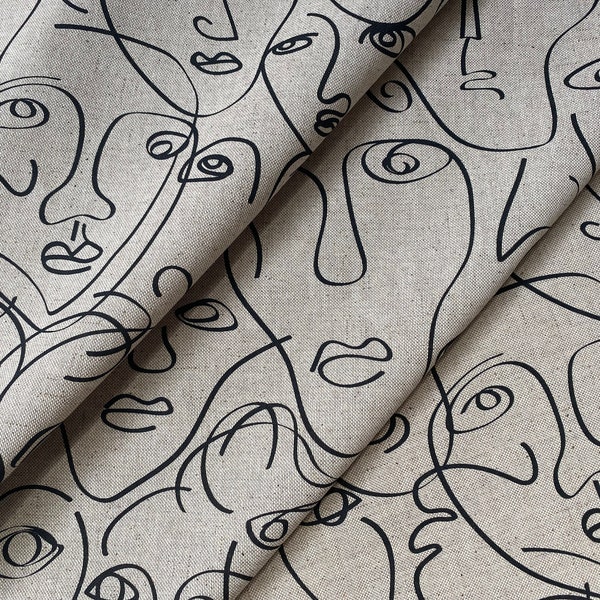 Picasso Fabric - Etsy